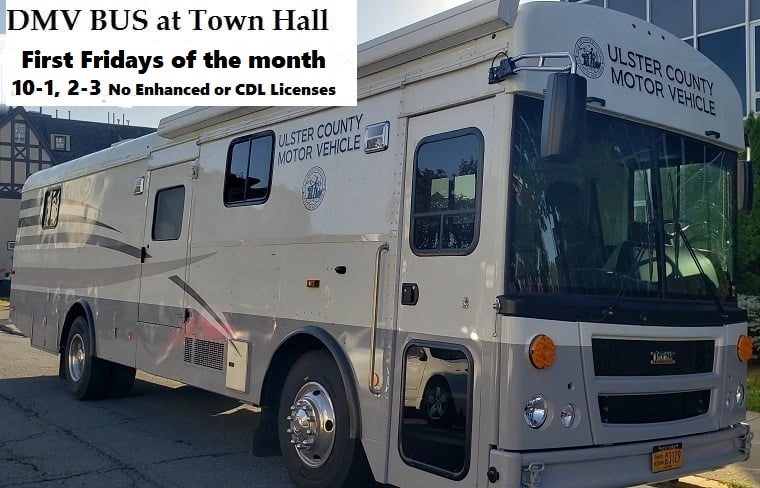 DMV at Town Hall 10-1,2-3 – Town of Shandaken, NY